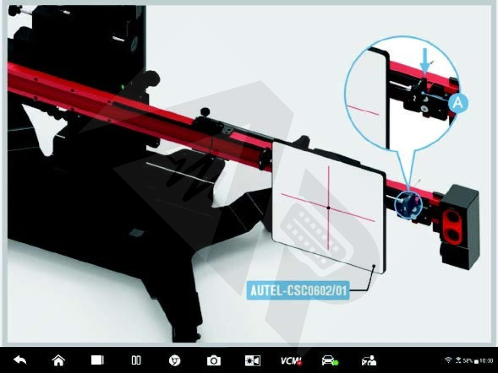 Autel ADAS: MaxiSys IA900AST Wheel Alignment + ADAS Calibration Frame ...