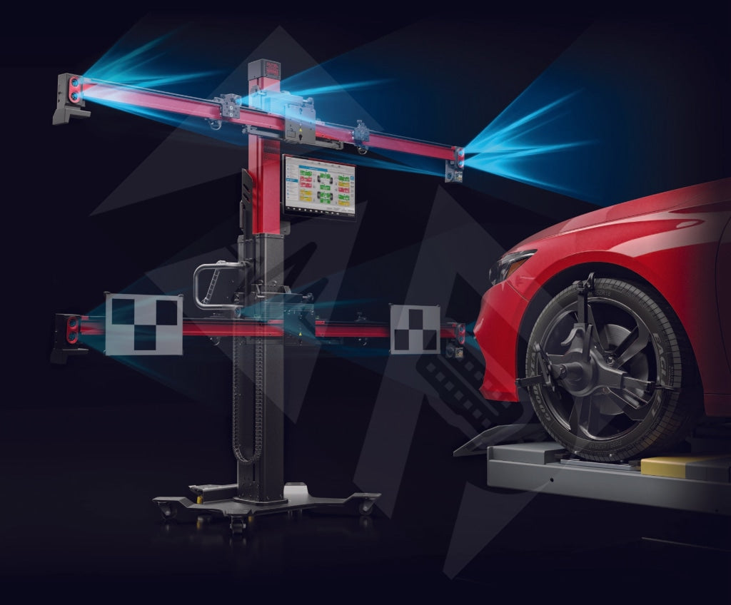 Autel ADAS: MaxiSys IA900LDWT Wheel Alignment + ADAS Calibration Frame ...